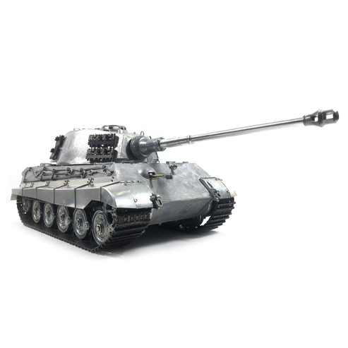 Airsoft Mato German King Tiger Unpainted Metal 1/16 Scale Battle Tank ...