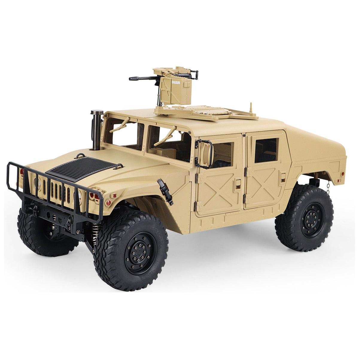 1/10th Scale HG-P408 4x4 Military Humvee Upgraded ARTR w/ LEDs and Sou ...